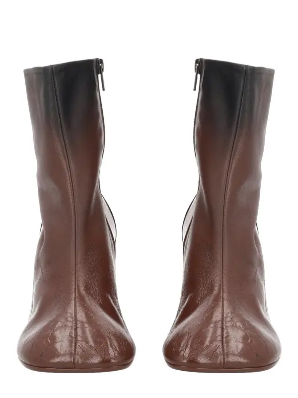 MAISON MARGIELA Anatomic Stitch Ankle Boots - Brown