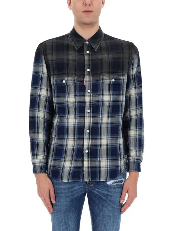 Dsquared2 Canadian Vintage Shirt - Blue