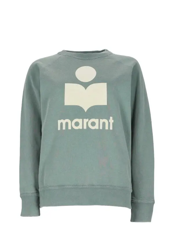 MARANT ETOILE Milan" Graphic Sweatshirt - Green