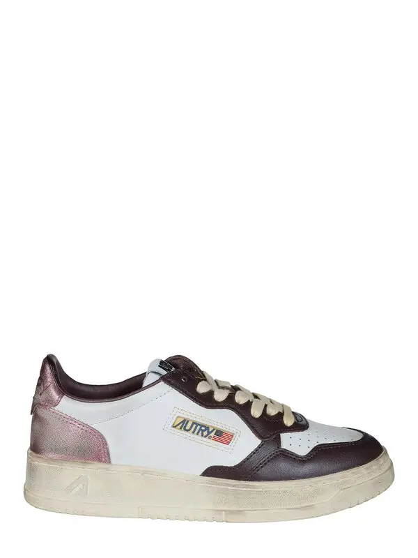 AUTRY Vintage Low Top Sneakers - Marrone