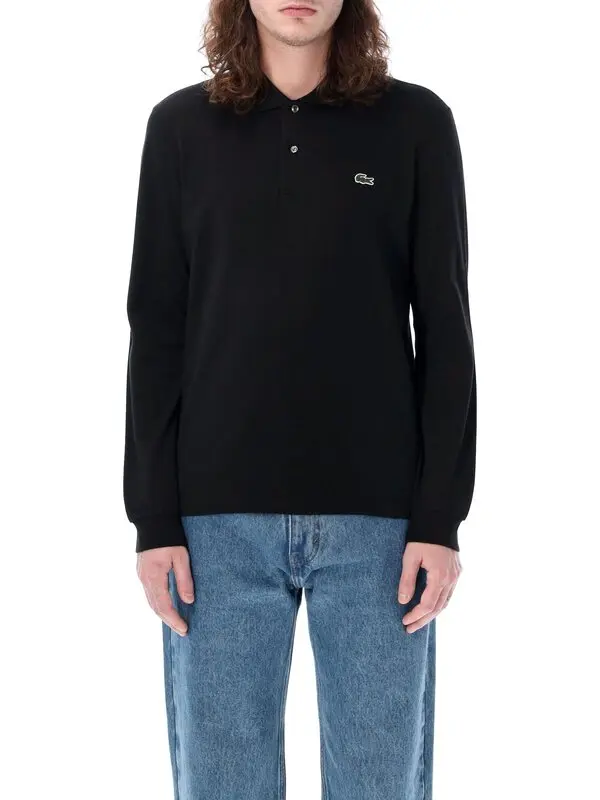 Lacoste Long-sleeve Polo Shirt - Black