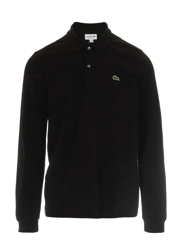 Lacoste Long-sleeve Polo Shirt Size - Black