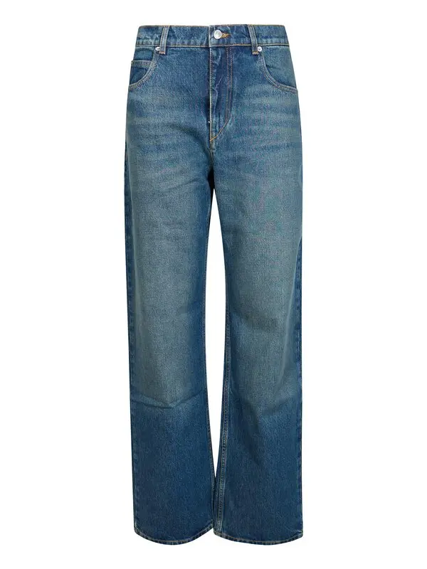 Isabel Marant Étoile Dromie Mini Jeans Fall/winter 2026 Collection - Blu