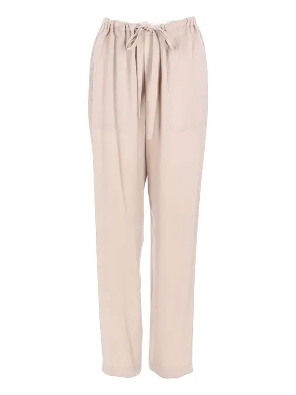 Vince Elegant Drawstring Trousers - Pink