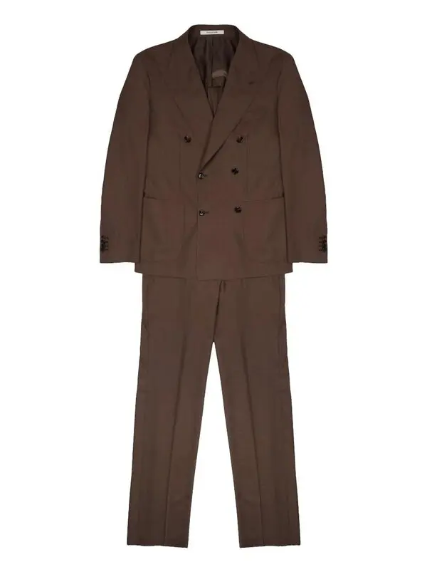 Tagliatore Double-breasted Suit - Brown