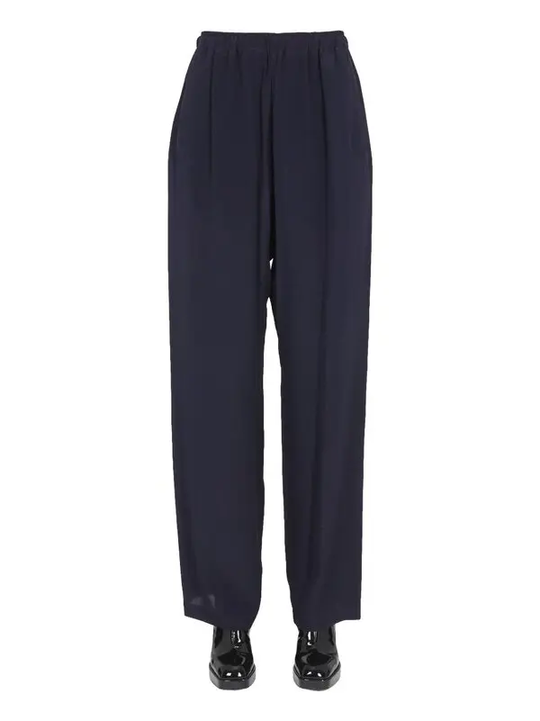 VIVIENNE WESTWOOD Silk Kung Fu Trousers - Blue
