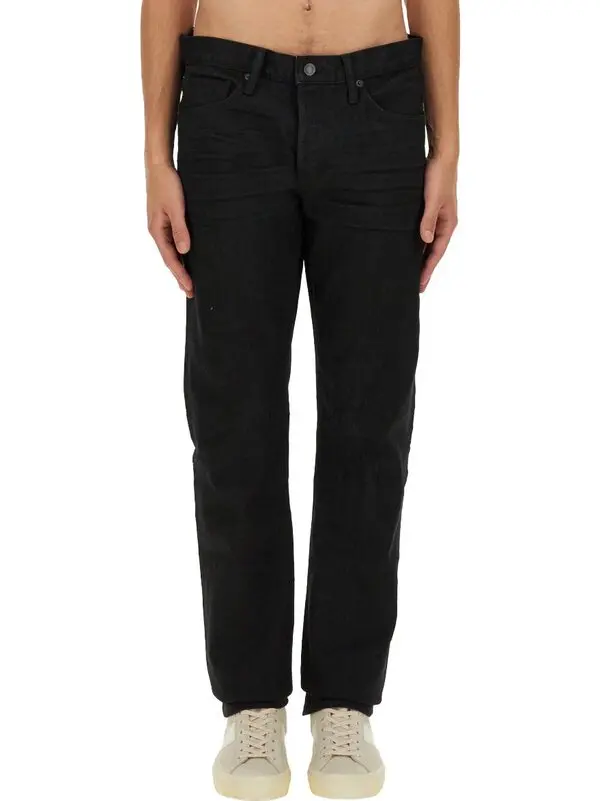 TOM FORD Slim-fit Five-pocket Jeans In Stretch Cotton Denim - Blue
