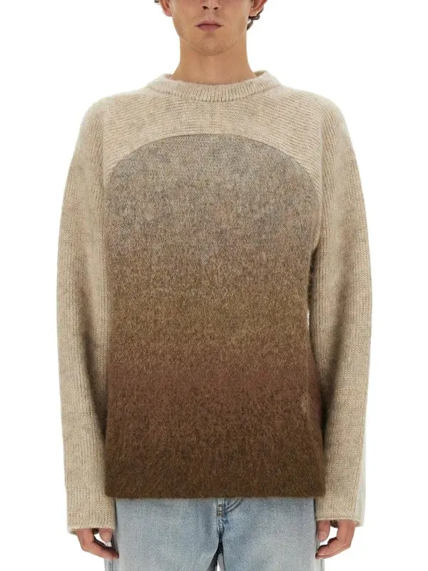 ERL Gradient Rainbow Sweater Knit - Brown