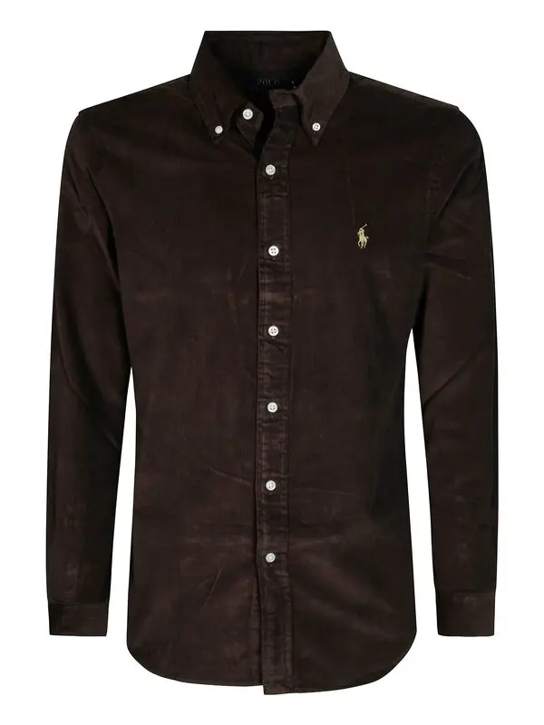 Polo Ralph Lauren Long Sleeve Sport Shirt - Marrone