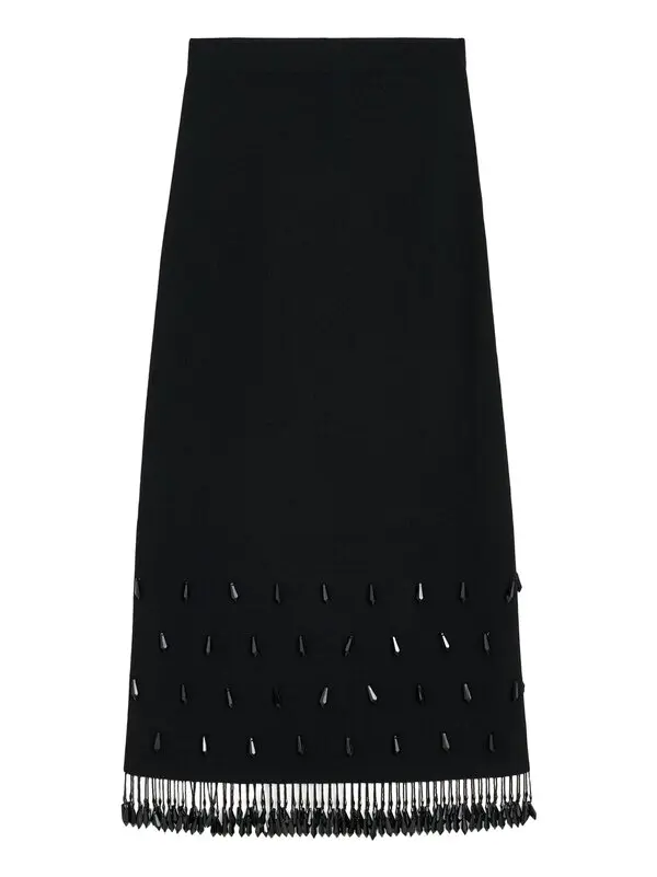 BY MALENE BIRGER Estilla Maxi Skirt With Embellishments - Black