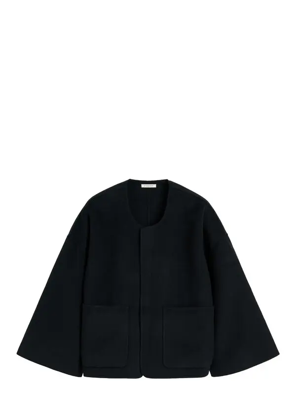 BY MALENE BIRGER Jacquie Unlined Wool Jacket - Black