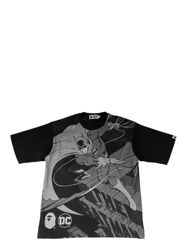 A BATHING APE X Dc Comics Batman-print T-shirt - Black