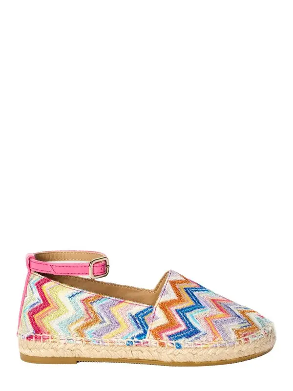 Missoni Zig Zag Espadrilles With Ankle Strap - Multicoloured