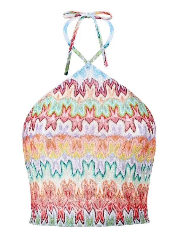 Missoni Halter Neck Top - Multicoloured