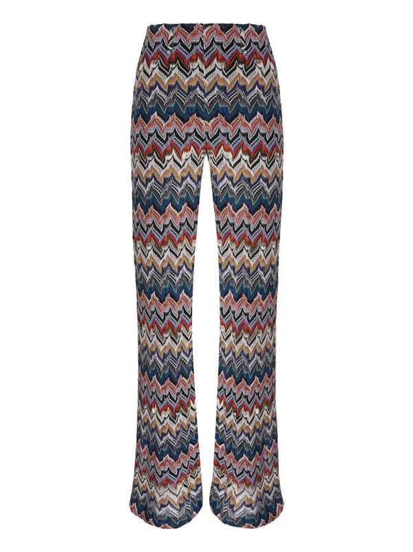 Missoni Palazzo Pants In Embroidered Lace - Multicoloured