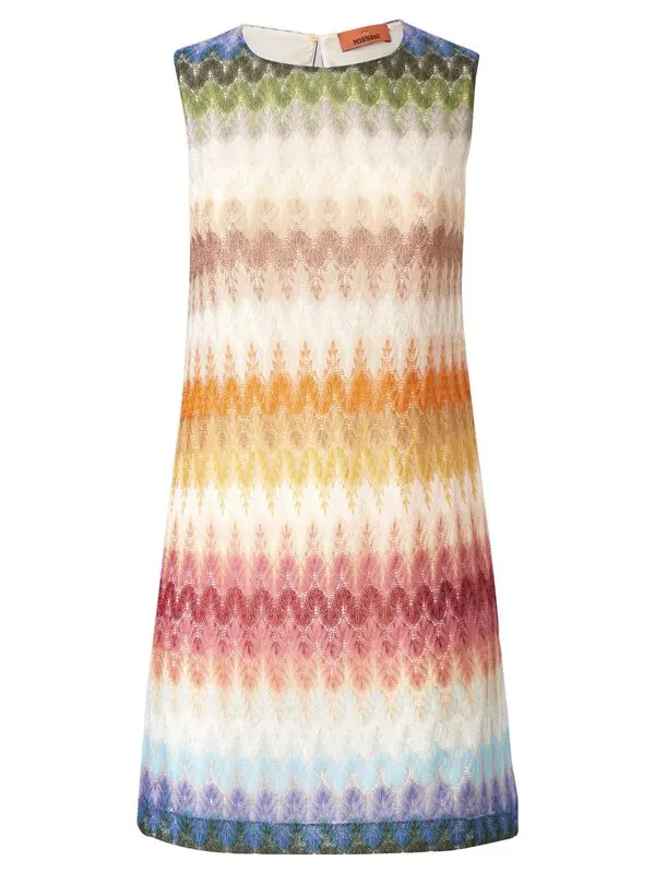 Missoni Sleeveless Dégradé Viscose Mini Dress - Multicoloured