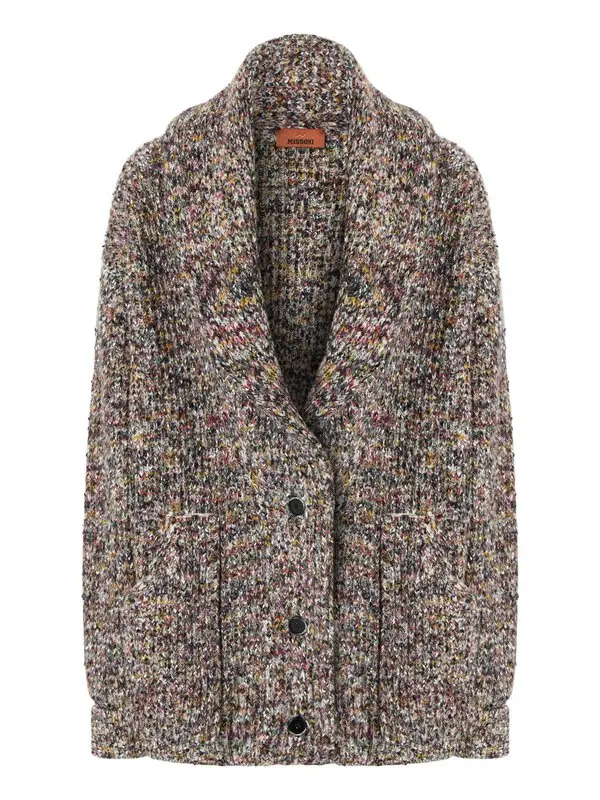 Missoni Oversized Wool Blend Cardigan - Multicoloured