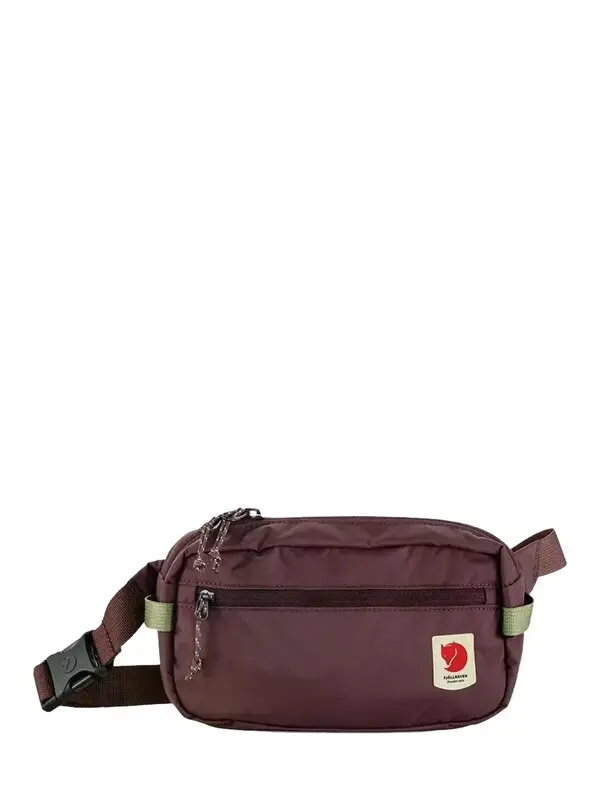 Fjallraven Logo Patch Belt Bag - Red
