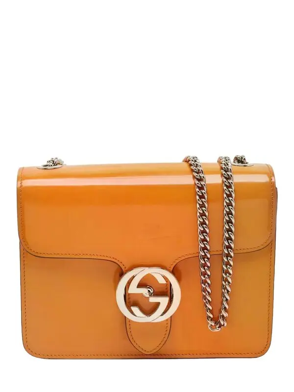 Gucci Interlocking G Shoulder Bag - Orange