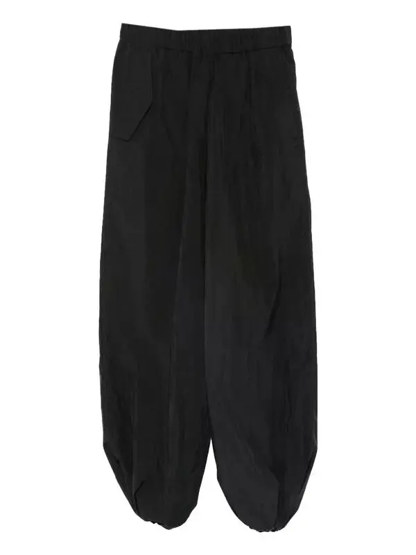 A.M.G. Drawstring-hem Track Pants - Black