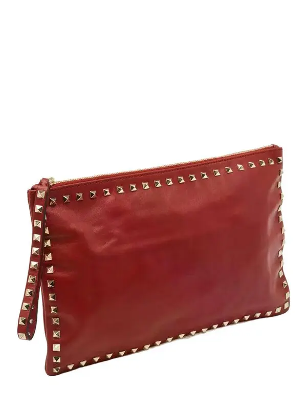 Valentino Garavani Rockstud Wristlet Pouch - Red