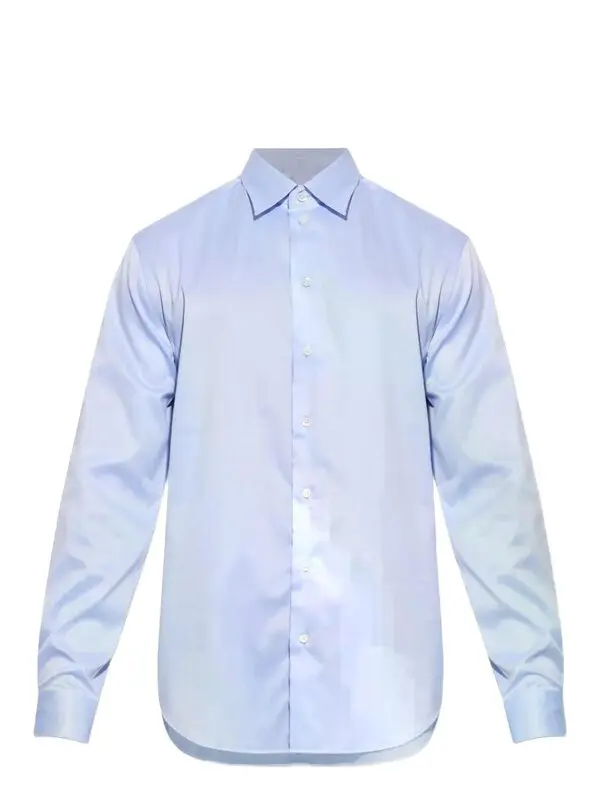 Emporio Armani Long-sleeve Button-down Shirt - Blue