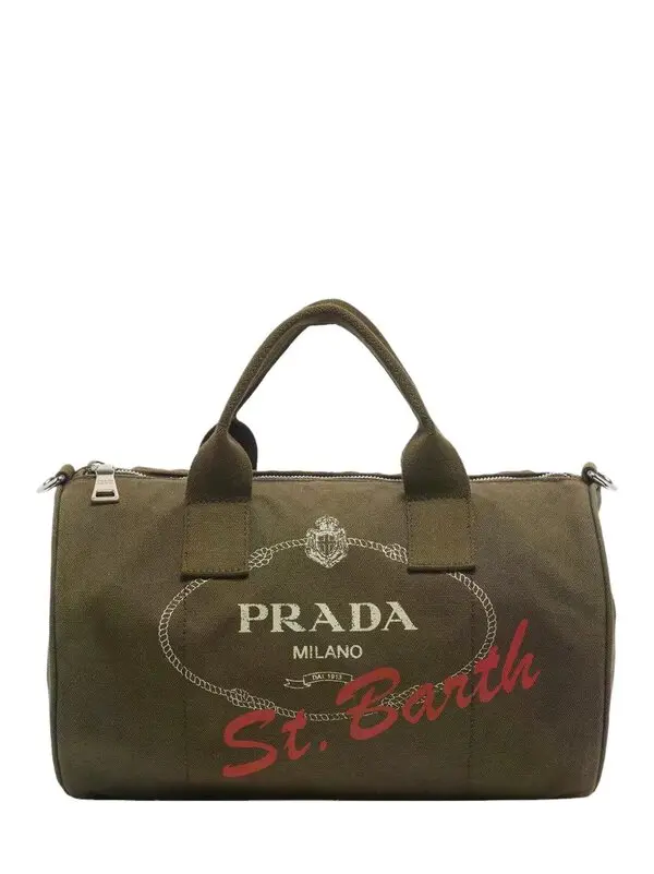 Prada Boston Tote Bag - Green