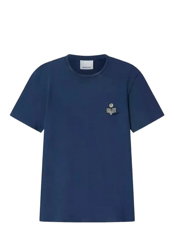 MARANT ETOILE Althea Short Sleeve Polo - Brown
