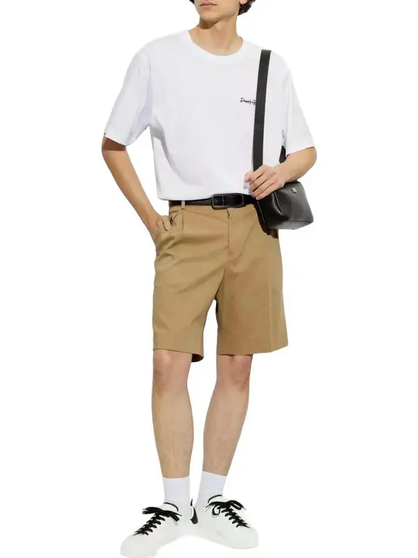 Dolce & Gabbana Tailored Pleated Shorts - Neutrals