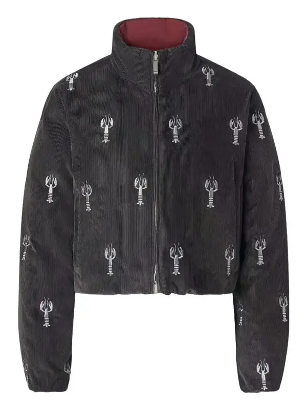 Thom Browne Lobster-stitch Reversible Jacket - Grey