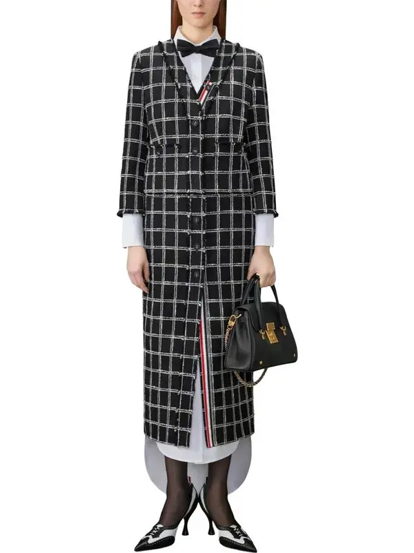 Thom Browne Windowpane Houndstooth Blazer - Black