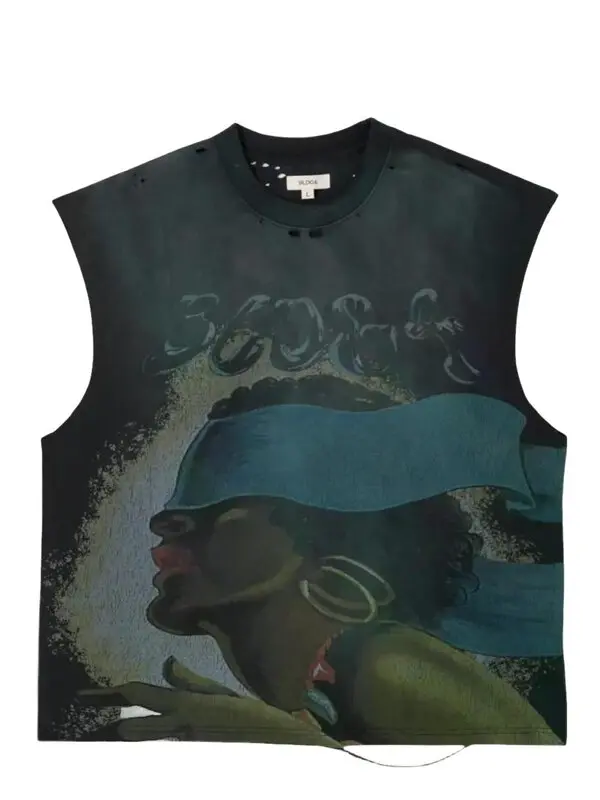BLDG4 Monument Graphic-print Tank Top - Black