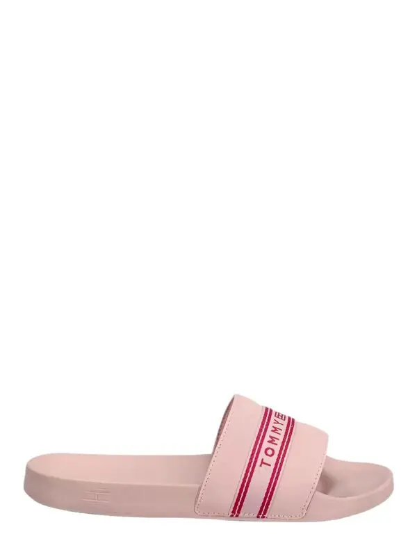 Tommy Hilfiger Logo-tape Sliders - Pink