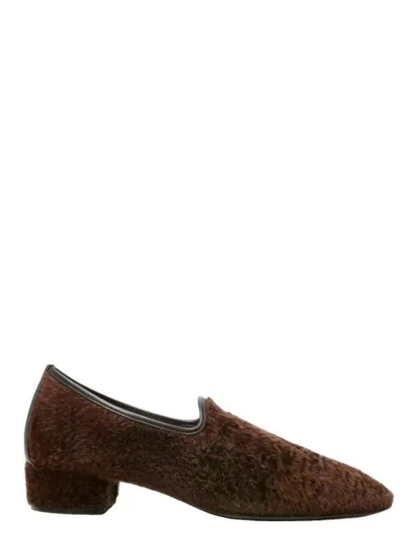 HERBERT LEVINE Soft Touch Leather Loafers - Brown