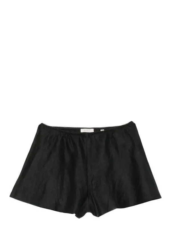 DÔEN Loren Linen Shorts - Black