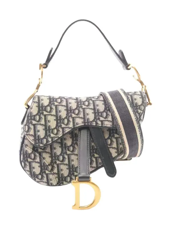 Dior Oblique Jacquard Mini Tote Bag - Neutrals