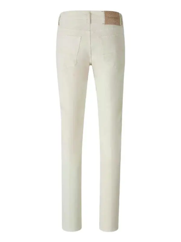 Jacob Cohen Logo-patch Jeans - Neutrals