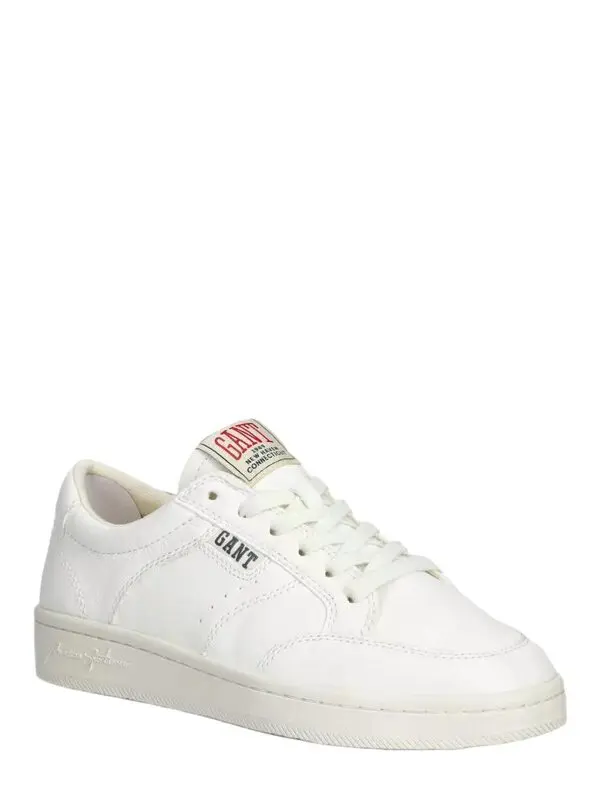 Gant Logo Patch Lace-up Sneakers - White