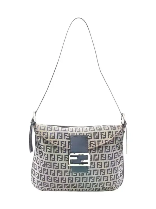 Fendi 2000s Zucchino Mamma Baguette Shoulder Bag - Neutrals