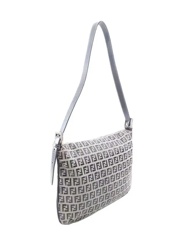 Fendi 2000s Zucchino Mamma Baguette Shoulder Bag - Neutrals