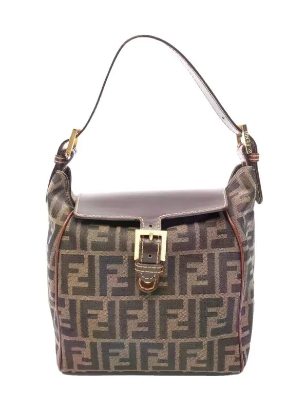 Fendi Zucca Canvas Tote Bag - Brown