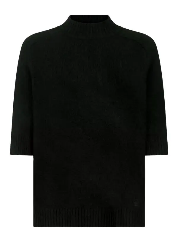 Loulou De Saison Cashmere Stand-collar Jumper - Black