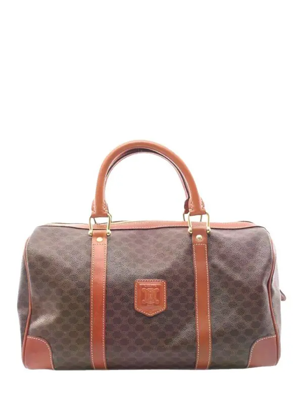 Celine Mini Macadam Boston Bag - Brown