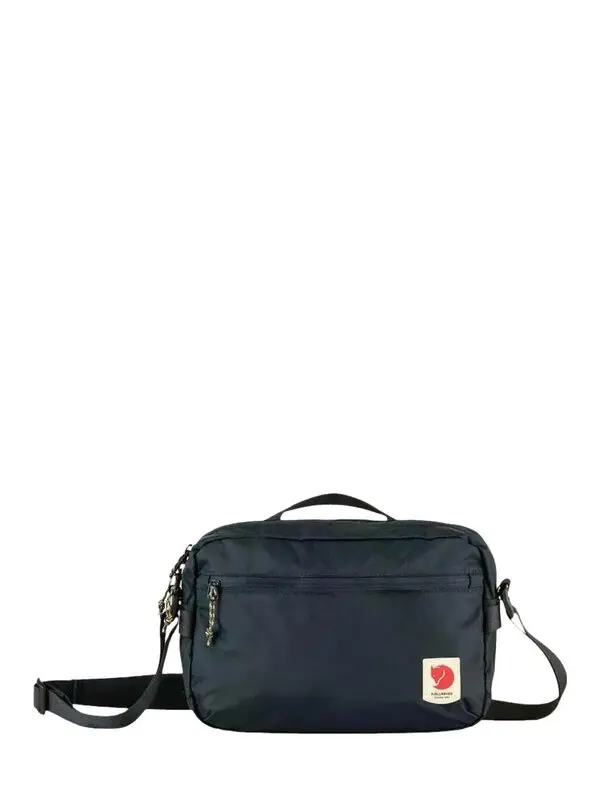 FJALL RAVEN Logo Patch Messenger Bag - Blue