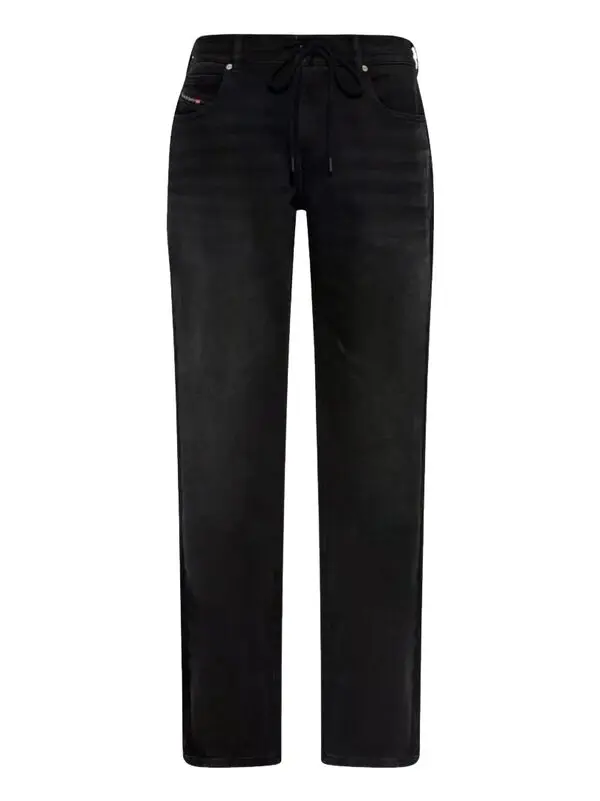 DIESEL® Meel Jogg Drawstring Jeans - Black