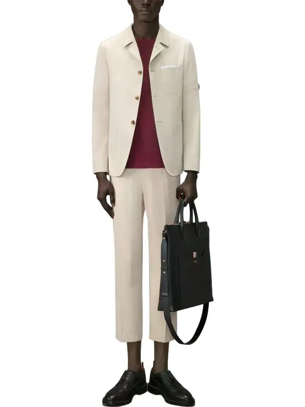 Thom Browne Jersey Ottoman 4-bar Tee - Red