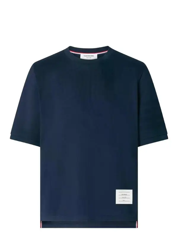 Thom Browne 4-bar Ottoman T-shirt - Blue