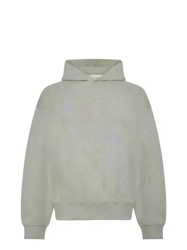 Fear Of God Embroidered Logo Hoodie - Grey