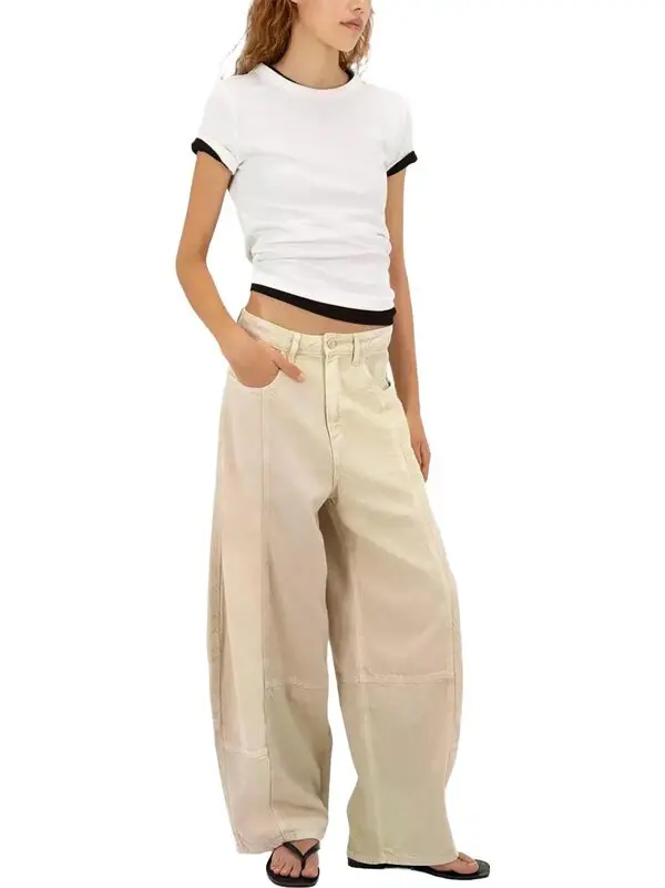 ICON DENIM LOS ANGELES Sia Balloon Jeans - Neutrals