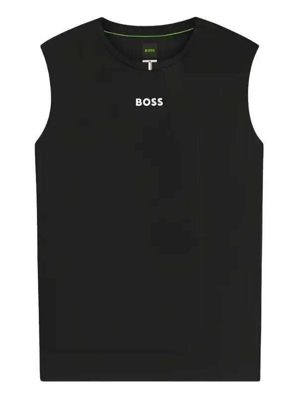 BOSS Logo-print Tank Top - Black